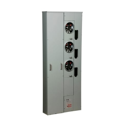 Eaton 1MP3206RRLB 200 Amp, 3 Meter Ringless Meter Pack, Horn Bypass ...