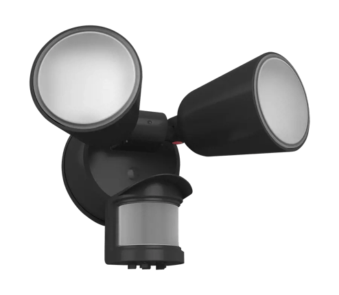 RAB LU160 20W LED Dual Head Motion Sensing Security Light, 20W, 0-10V ...