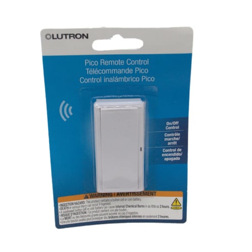 Lutron PJ2-P2B-GWH Pico Paddle Remote For On/Off Control Of Caseta Smart Switches/Dimmers, White ...