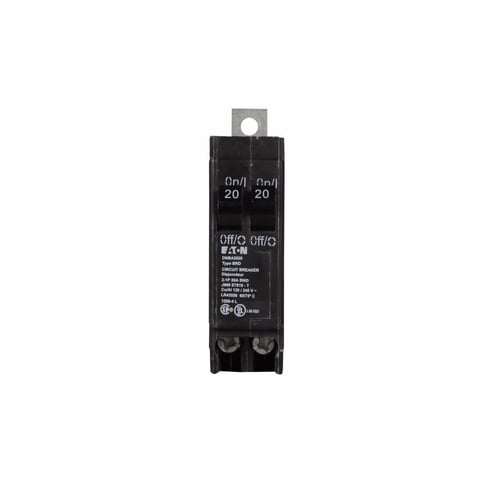 Eaton DNBA2020 BAB, 2 Pole, 20 Amp, Tandem Bolt-On Circuit Breaker, 120 ...