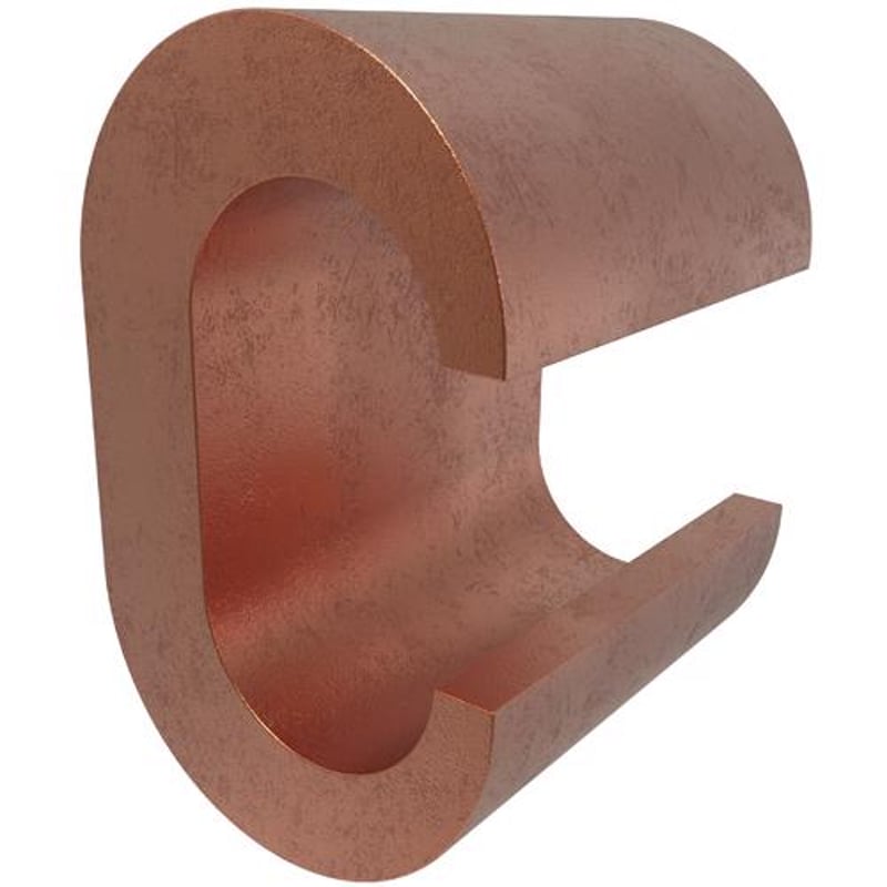 ILSCO ULT-12-Z Permaground Copper Grounding C Crimp, Main Conductor ...