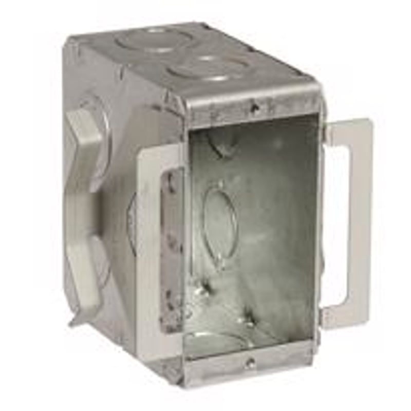 1 Gang Block-Loc Masonry Box, 3-1/2IN Deep, Combo KO's | Mars Electric