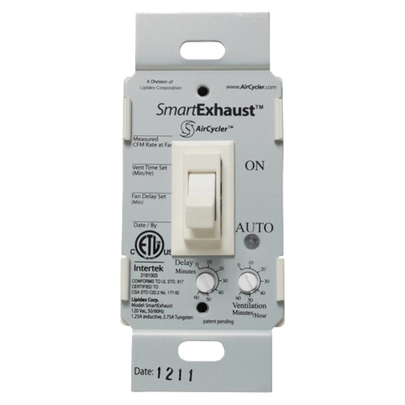 Panasonic FV-WCPT1-W 15 Amp, Smart Exhaust Programmable Fan/Light ...