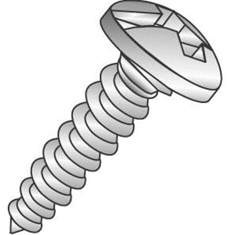 Cully 19013J 10 x 3/4IN Sheet Metal Screws, Pan Head, Combo Phillips ...