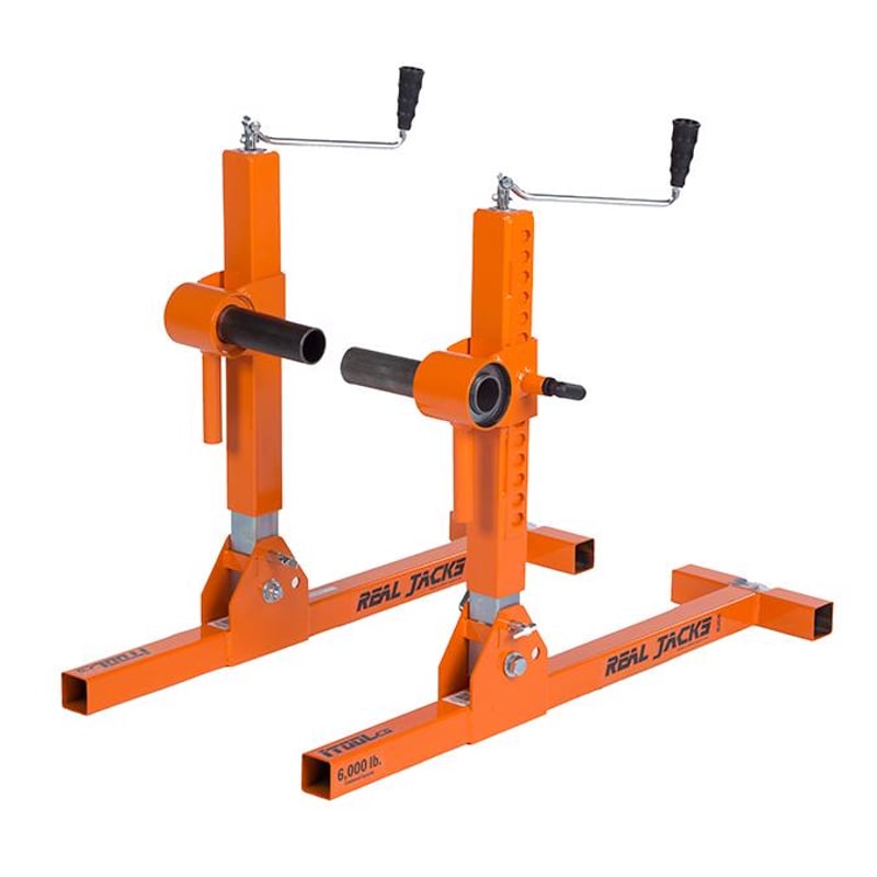 iTool Real Jacks RJ6K Jack Stand, Chromium, For Use With iTOOLco Axle ...