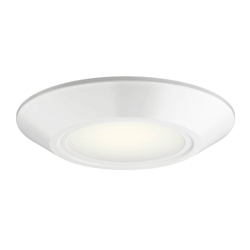 Kichler 43873WHLED30 6" LEDFLUSHMOUNT 3000K 90CRI 1000Lm | Mars Electric