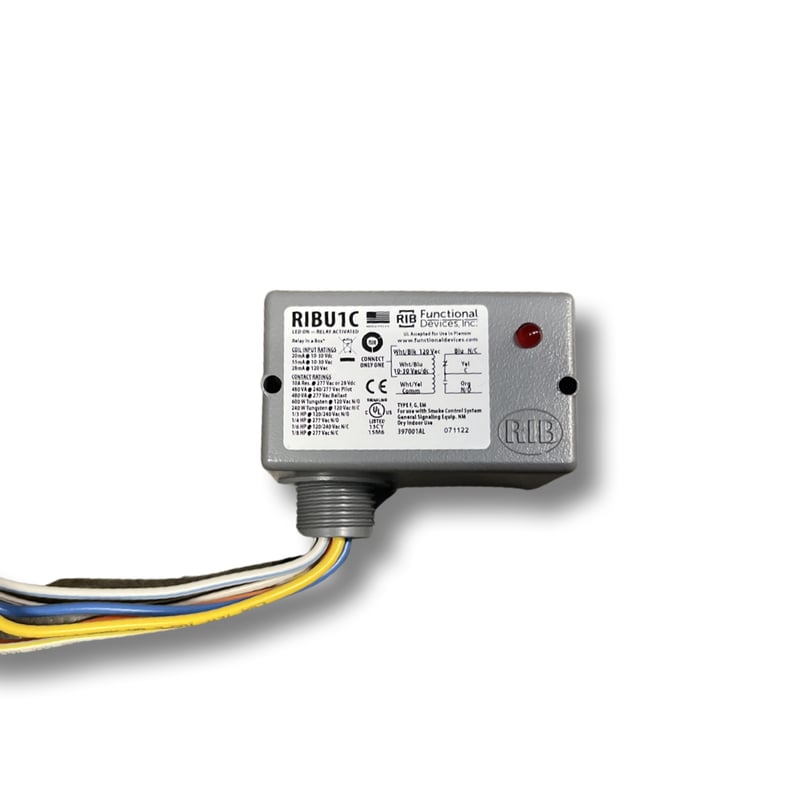 RIB RIBU1C RELAY IN BOXENCLOSED RELAY 10Amp SPDT10-30Vac/dc/120V AC ...