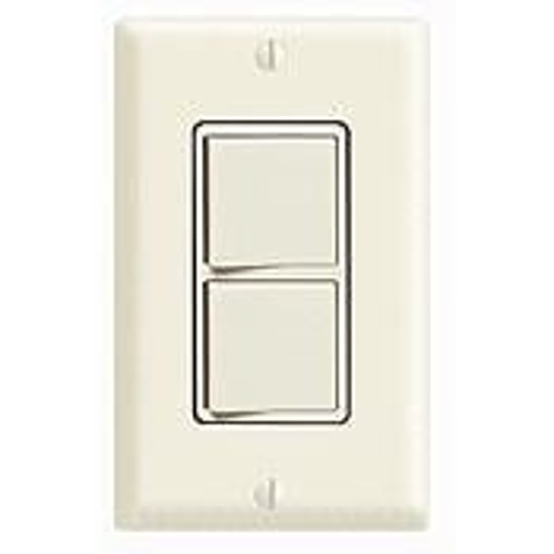 Leviton 5641-W 15 Amp, Single Pole, 3 Way, Dual Decora Combination ...