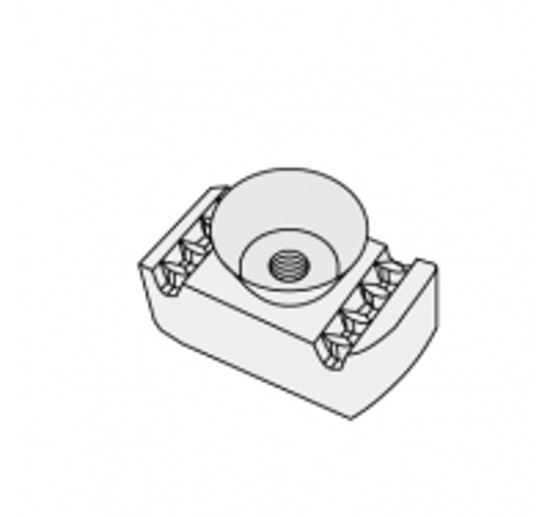 1/4IN Channel Nut With Cone | Mars Electric