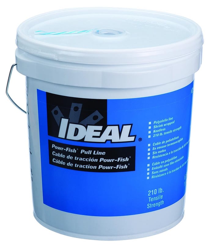Ideal 31-340 Powr-Fish Pull Line Bucket, 210LB, 6,500FT | Mars Electric