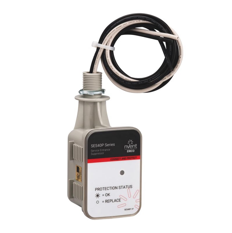 nVent ERICO SES40P120/240SP Service Entrance Suppressor, 120/240 VAC, 0 ...