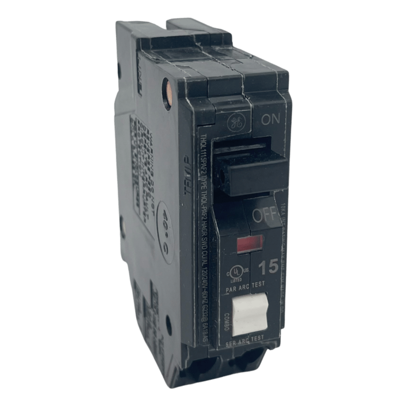 GE THQL1115PAF2 Q-Line, 1 Pole, 15 Amp, AFCI Plug-On Circuit Breaker ...
