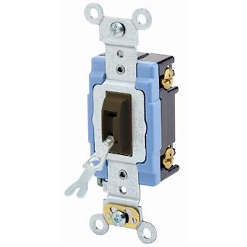Leviton 1201-2L 15 Amp, Single Pole, AC Quiet Toggle Locking Switch ...