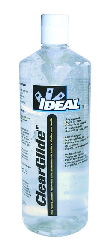 Ideal 31-388 ClearGlide Wire Pulling Lubricant, 1 Quart Squeeze Bottle | Mars Electric