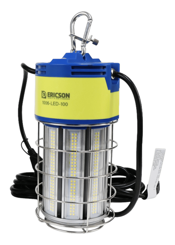 Ericson 1006-LED-100 100W LED Work Light, NEMA 5-15 Plug & Connect ...