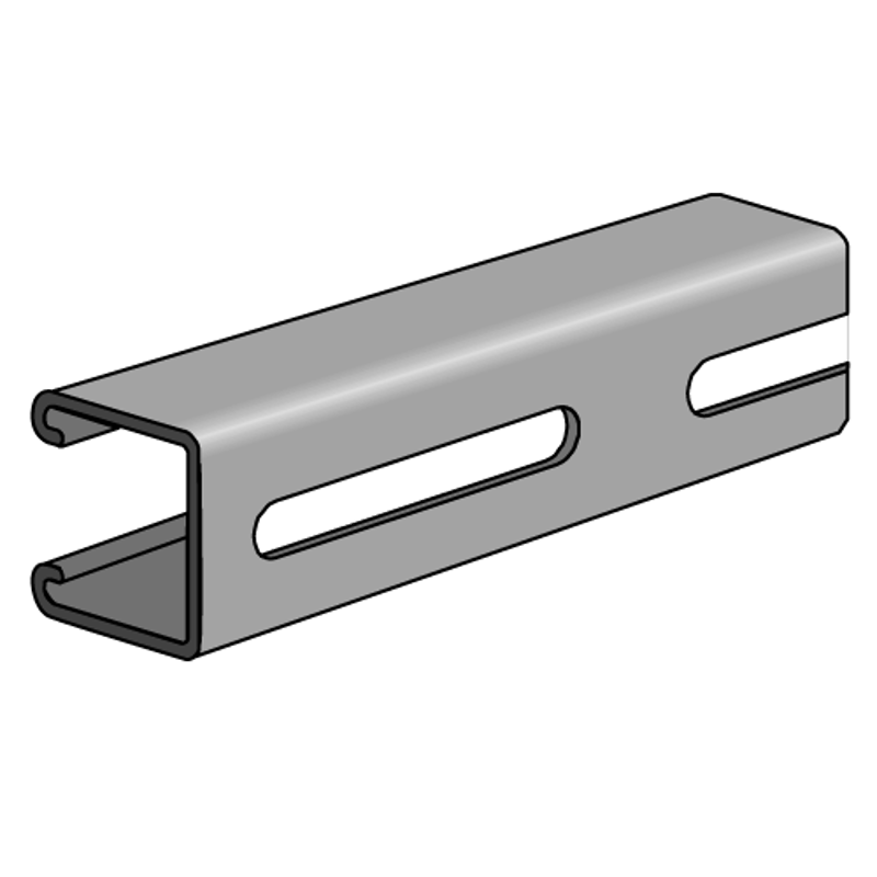 1 5/8IN Deep Slotted Aluminum Strut 10Ft | Mars Electric