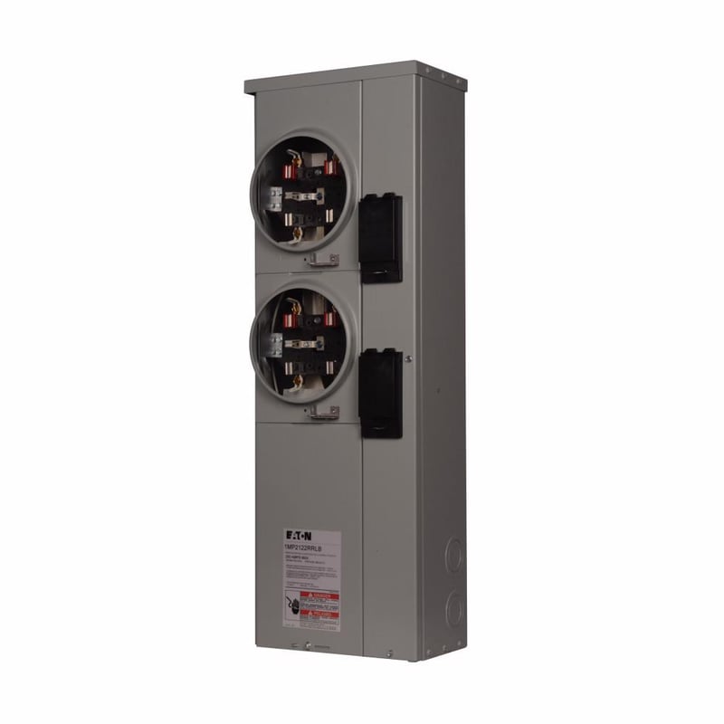 Eaton 1MP2122RRLB Meter Pack, Horn Bypass, 2 Meter Sockets, 125 Amp Per ...