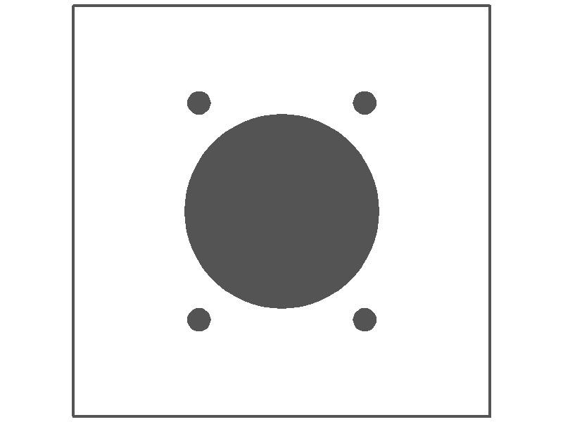 Mulberry 97227 2 Gang Dryer/Range Wall Plate, Standard Size, Stainless ...