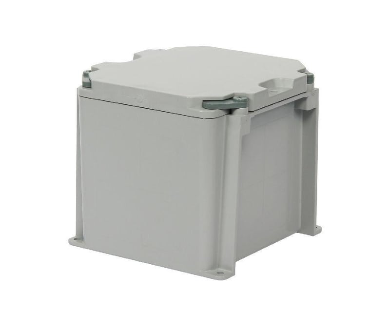 Kraloy 278305 Junction Box, 6 in H x 6 in W x 6 in D, Standard Cover, 1 ...