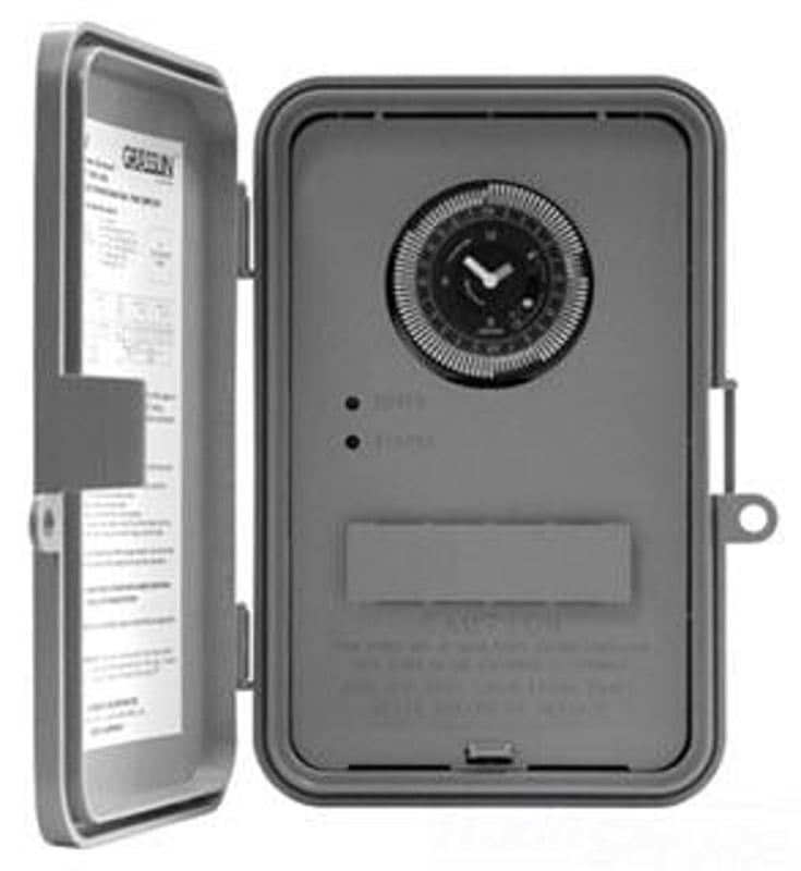 Intermatic GM40AV 24 Hour Electromechanical Timer, 40 Amp, SPDT/DPDT ...