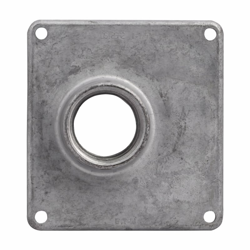 EATON DS125H2 Type DS Rainproof Conduit/Plate Hub, 1-1/4 in, For Use ...