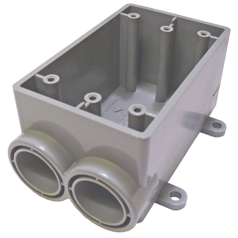 Cantex 5133540 1/2IN 1 Gang, FSS Weatherproof Box, PVC | Mars Electric