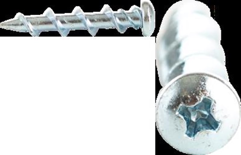 Cully 59504J 1-1/4IN Wall Dog Anchor, Pan Head, Phillips, Zinc, 100/Jar ...