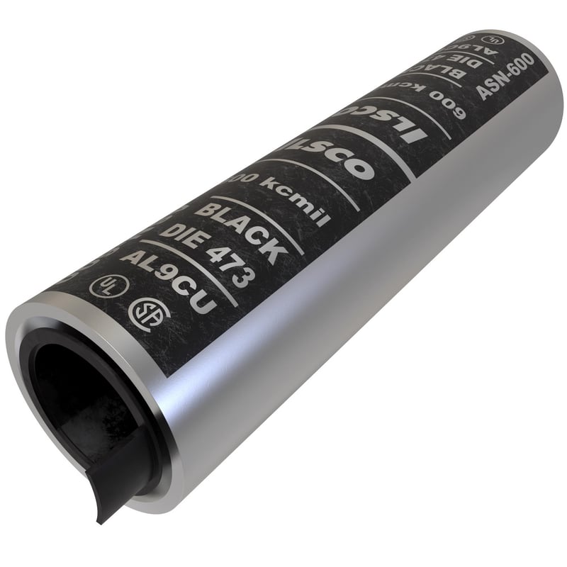 ILSCO ASN-600 Surecrimp Aluminum Compression Sleeve, Conductor Size 600 ...