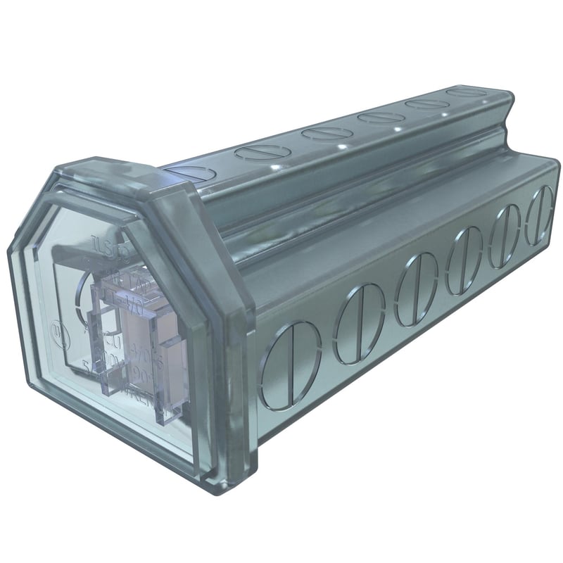 ILSCO PCT-6-4/0 Cleartap Insulated Aluminum Multi-Tap Connector, Dual ...