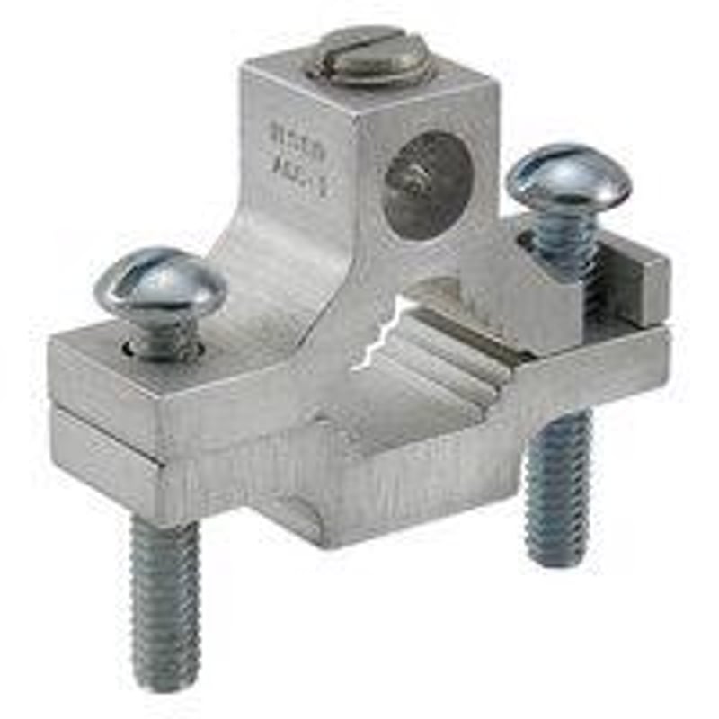 ILSCO AGC-1 Permaground Aluminum Ground Clamp, Dual Rated, Conductor ...