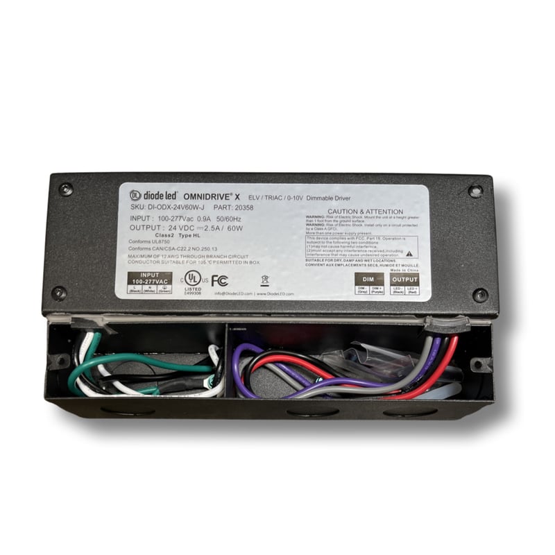 DIODE DI-ODX-24V60W-J OMNIDRIVE X24V 60W 2in1 ELV 0-10V LED DIMW/CLASS ...