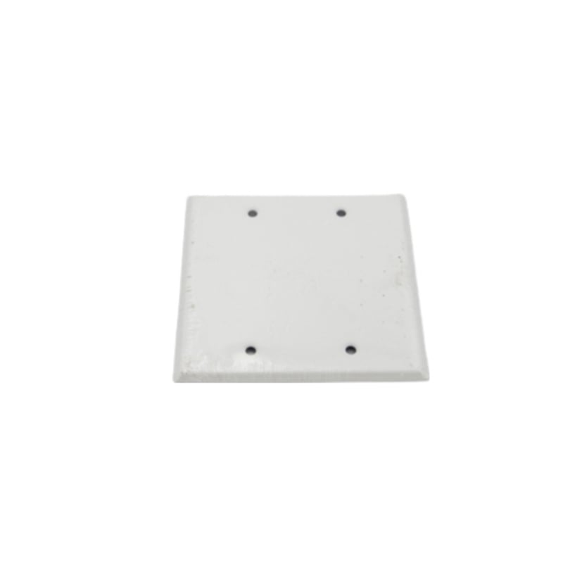 Mulberry 85152 2 Gang Blank Wall Plate, Standard Size | Mars Electric