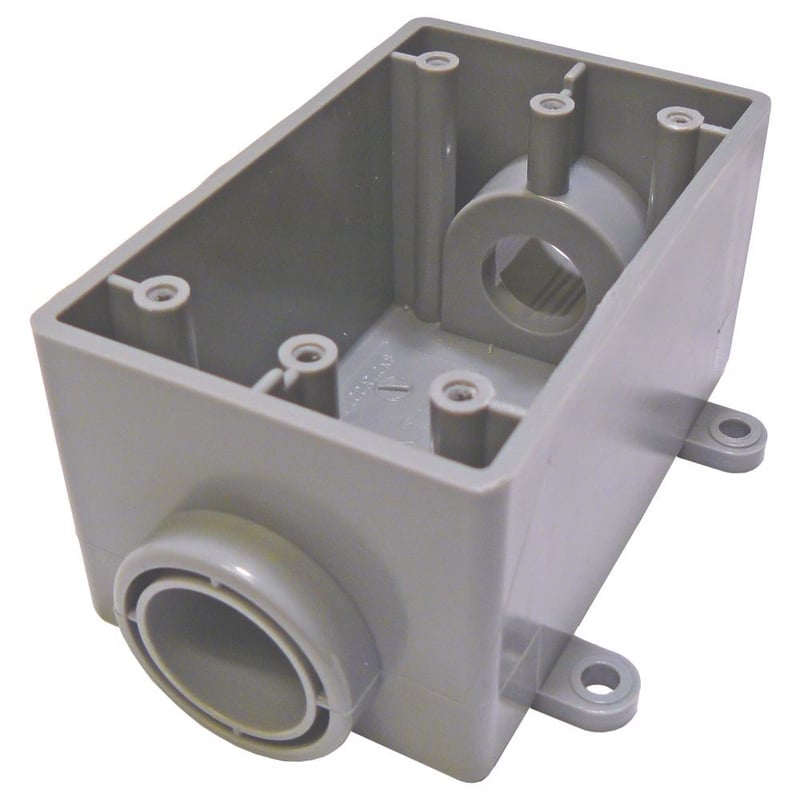 Cantex 5133464 3/4IN 1 Gang, FSC Weatherproof Box, PVC | Mars Electric