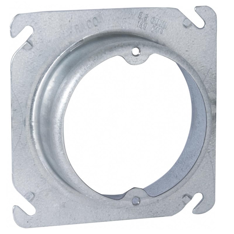 4 Square 1-1/4IN Square to Round Plaster Ring | Mars Electric