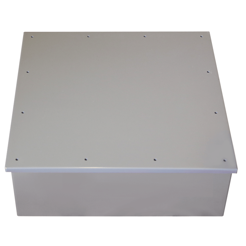 CANTEX 5133166 Fabricated Non-Metallic Junction Box, 24 x 24 x 8 in ...