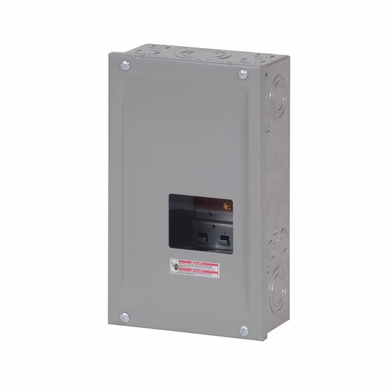 Eaton 3BR3L100S 100 Amp, 3 Circuit, BR Main Lug Load Center, 120/240 ...