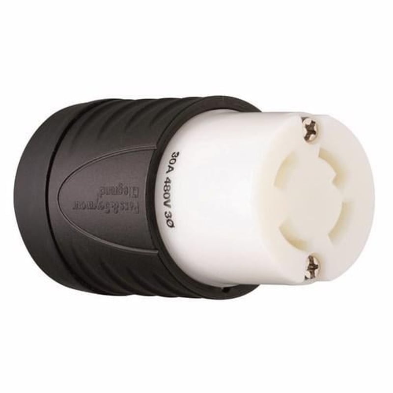 Pass & Seymour L1630-C 30 Amp, 480 Volt, L16-30R, 4 Wire, Turnlock ...