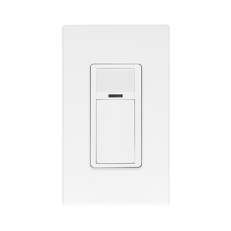 Leviton Decora ODS15-IDW 1-Pole Low-Profile Photocell Controlled Single ...