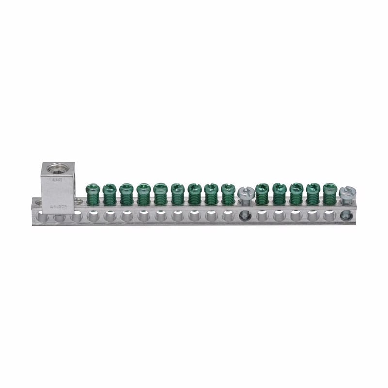 EATON GBKP1420 Ground Bar Kit, 6.39 in L, 14 to 10 AWG, 14 to 4 AWG ...