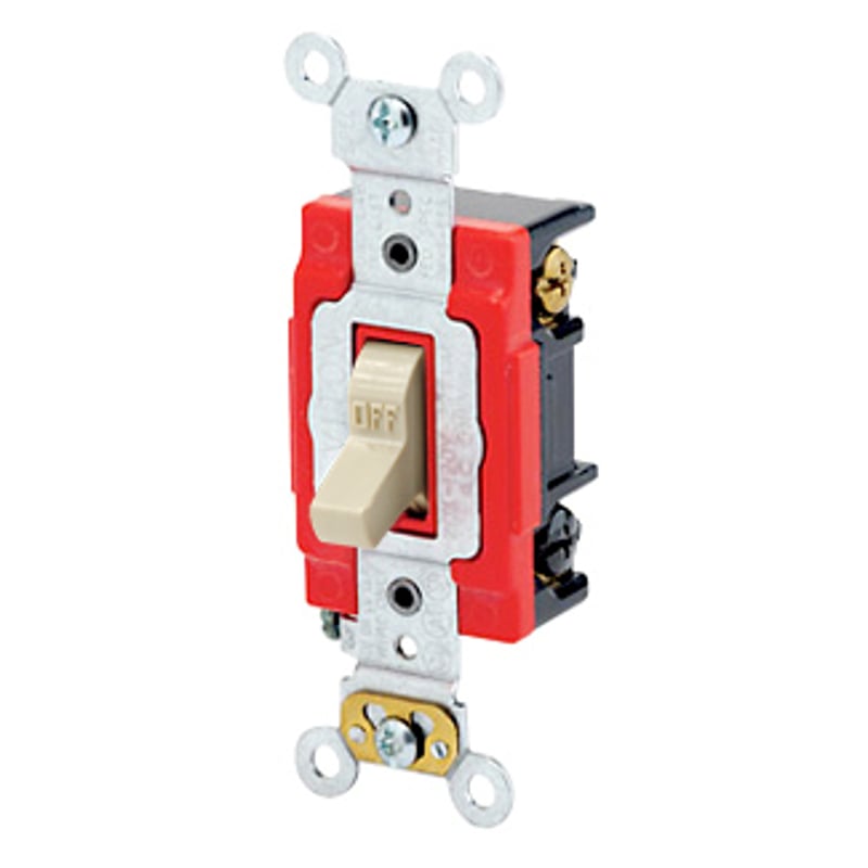 Leviton 1223-2I 20 Amp, 3 Way, AC Quiet Toggle Switch, 120/277 Volt ...