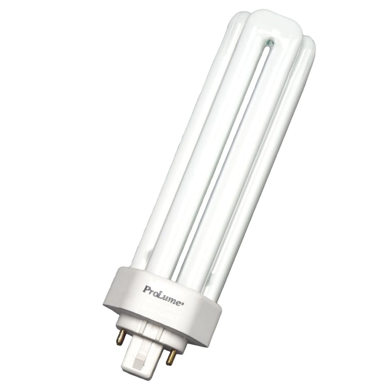 Halco 109034 CFL Triple Tube 4-Pin Electronic T4 Bulb, GX24Q-4 Base, 42W, 3500K, Dimmable | Mars ...