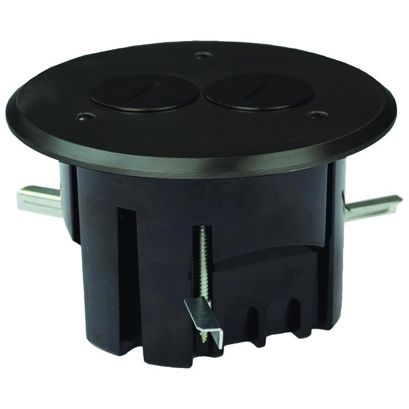 Allied FB-3DB Round Floor Box Assembly, Dark Bronze Duplex Cover | Mars ...