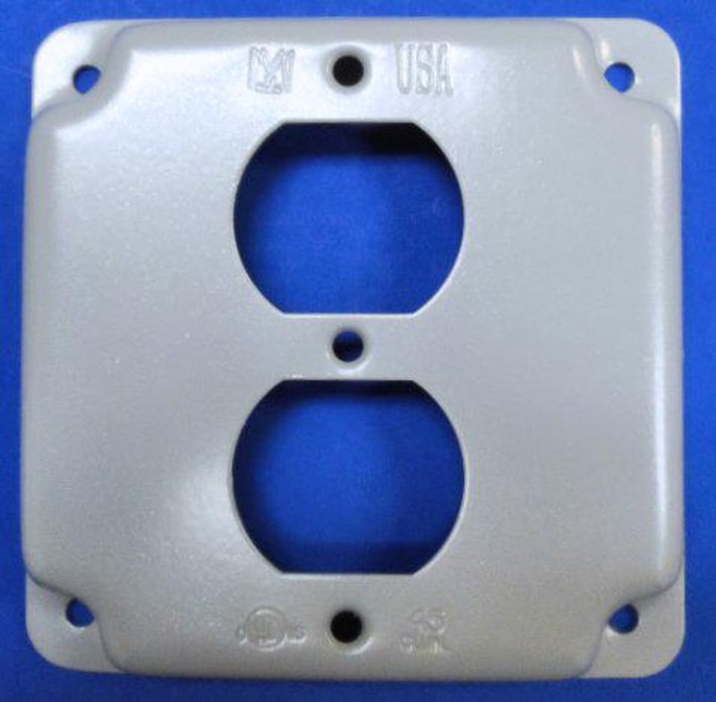 4 Square, 1 Duplex Raised Cover | Mars Electric