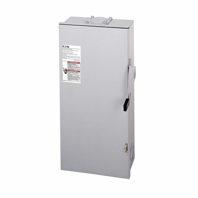 Eaton DG223NRB 100 Amp, 2 Pole, 240 Volt, NEMA 3R, General Duty ...