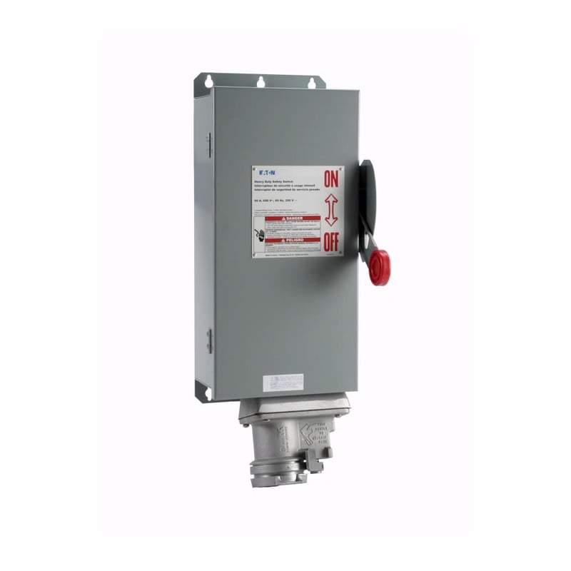 EATON Powertite DH361FW5WRK K Series Heavy Duty Fusible Receptacle ...