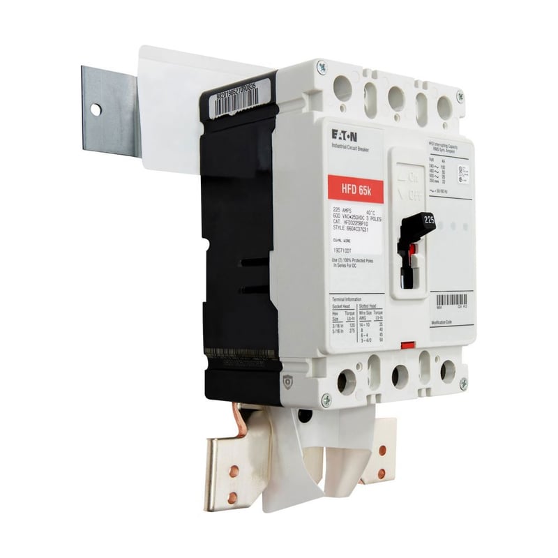 EATON Pow-R-Stock BKED175B 1/3-Phase Main or Sub-Feed Breaker Kit With ...