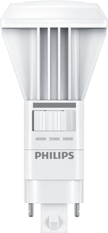 Philips 577908 Non-Dimmable LED Light, 8 W, G24Q Lamp Base, Tube Shape ...