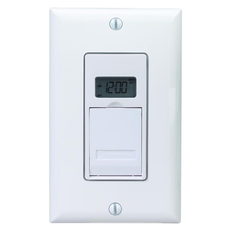 Intermatic EJ600 7 Day Standard Programmable Timer, 120 VAC, 12 Amp ...