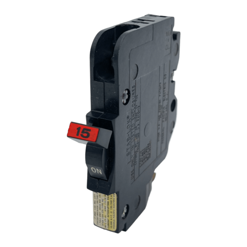 CES ACB015 ACB, 1 Pole, 15 Amp, Plug-On Circuit Breaker, 120/240 Volt ...