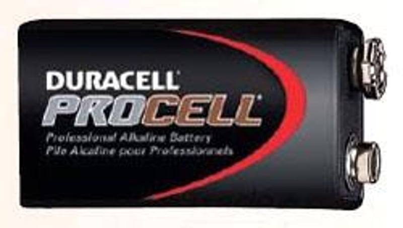 Duracell PC1604 Mercury Free Rectangle Battery, Zinc-Manganese Dioxide ...